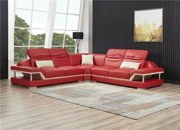 Die beste L Form Leder Wohnlandschaft fur Ihr Zuhause jvmoebel